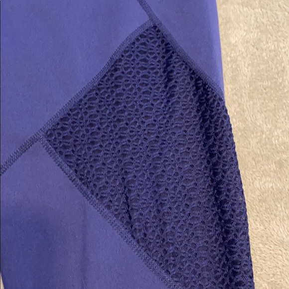 Fabletics | Pants & Jumpsuits | Purple Fabletics Leggings With Mesh ...